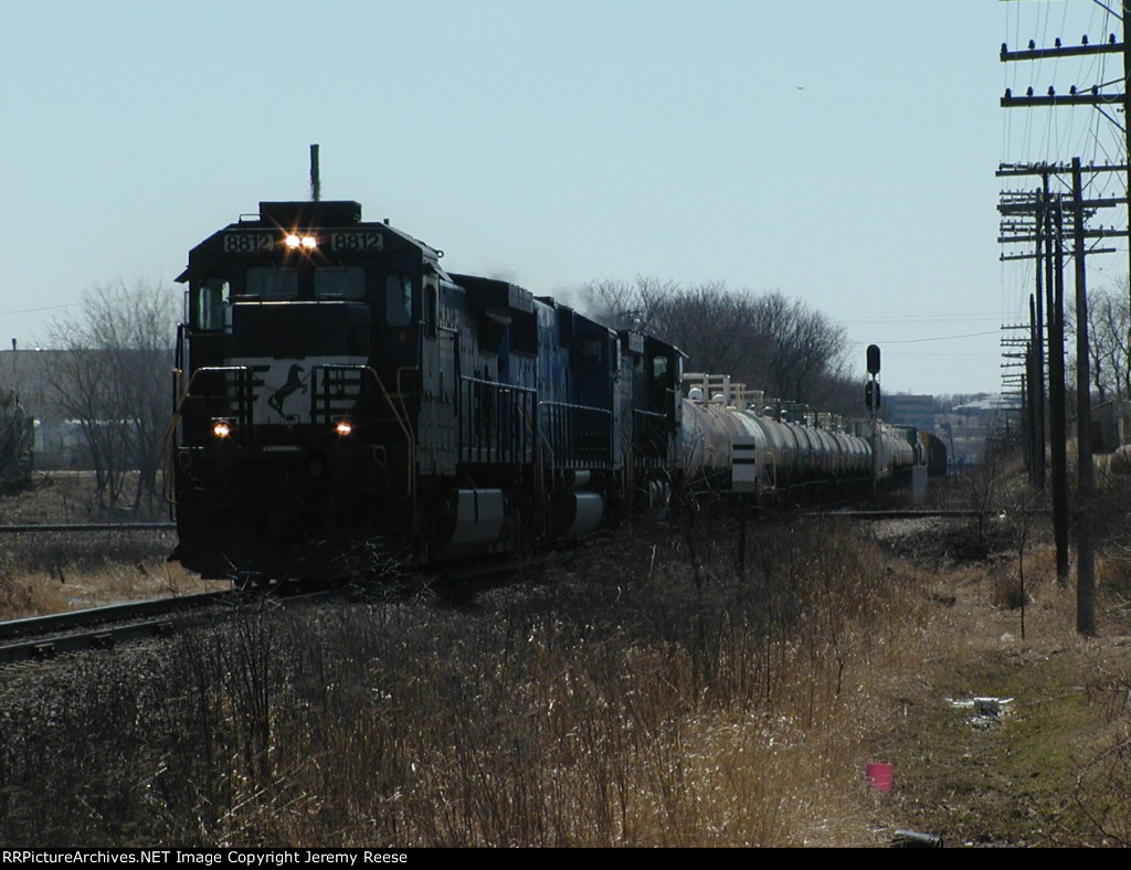 NS 8812 over the diamond